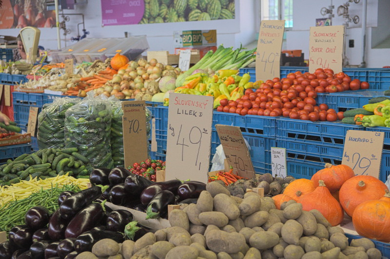 Holesovice market in Prague / Czech Republic - Food & Farmers' Markets